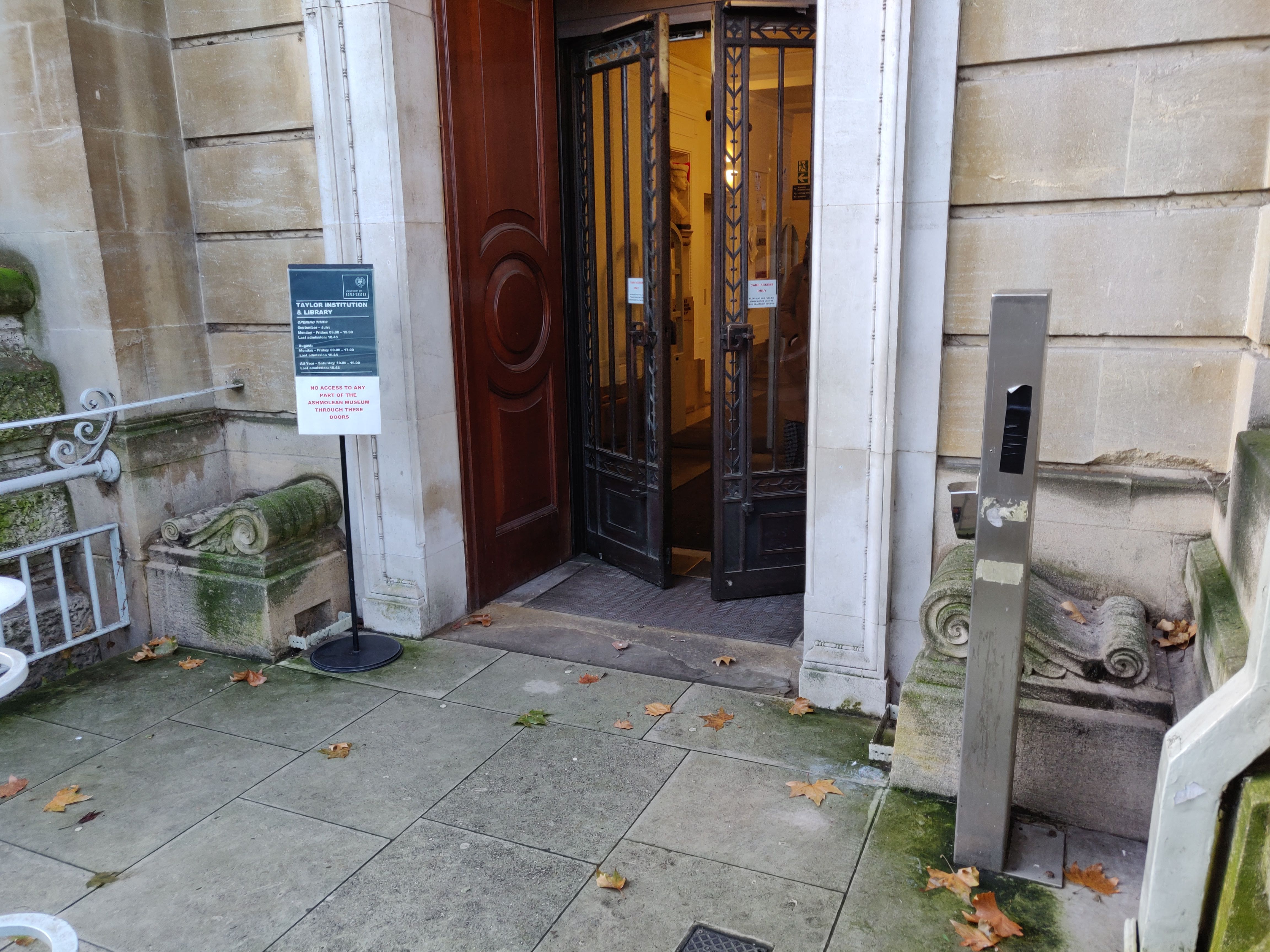 Taylor Institution | Access Guide