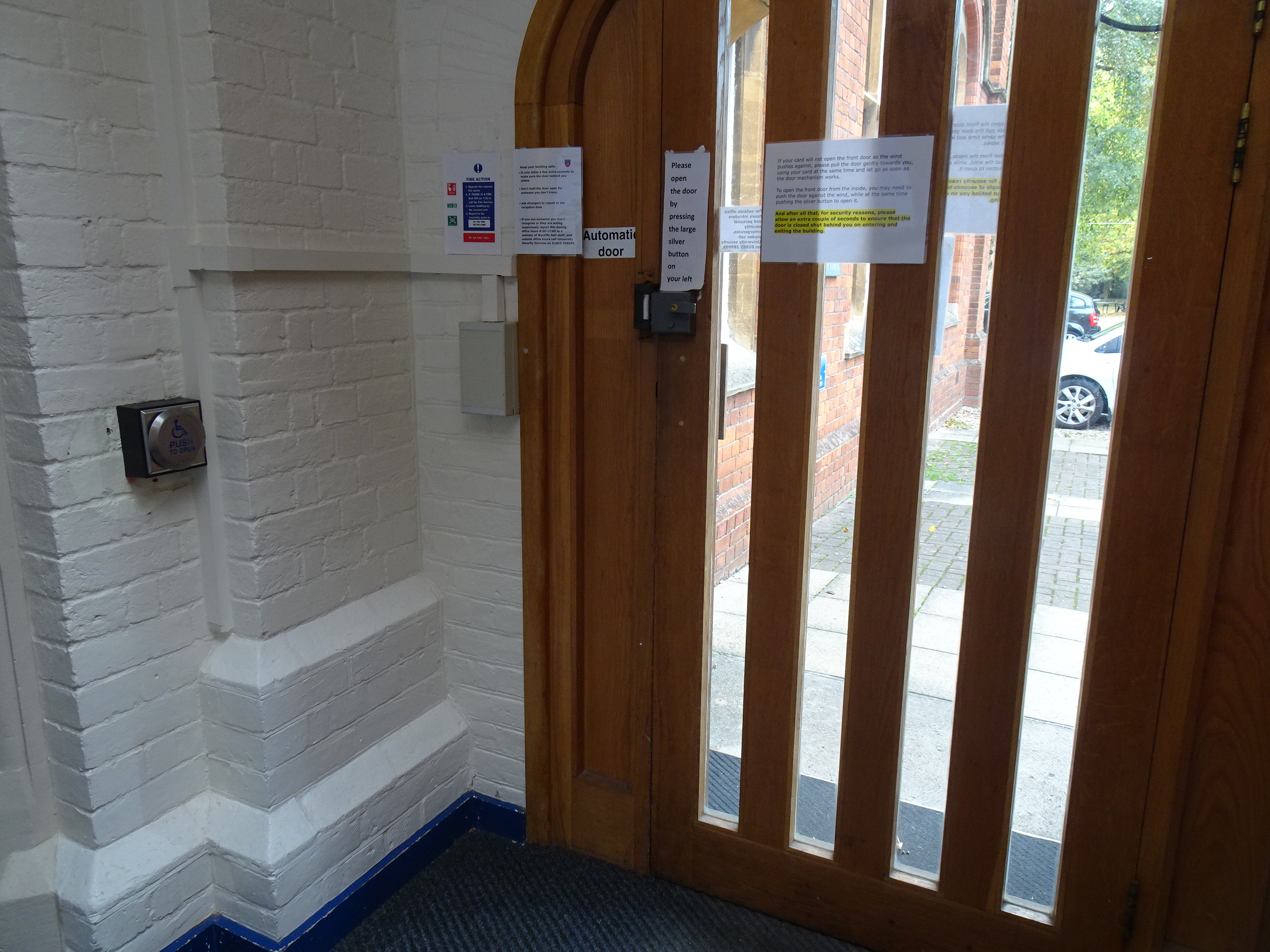 Wycliffe Hall | Access Guide